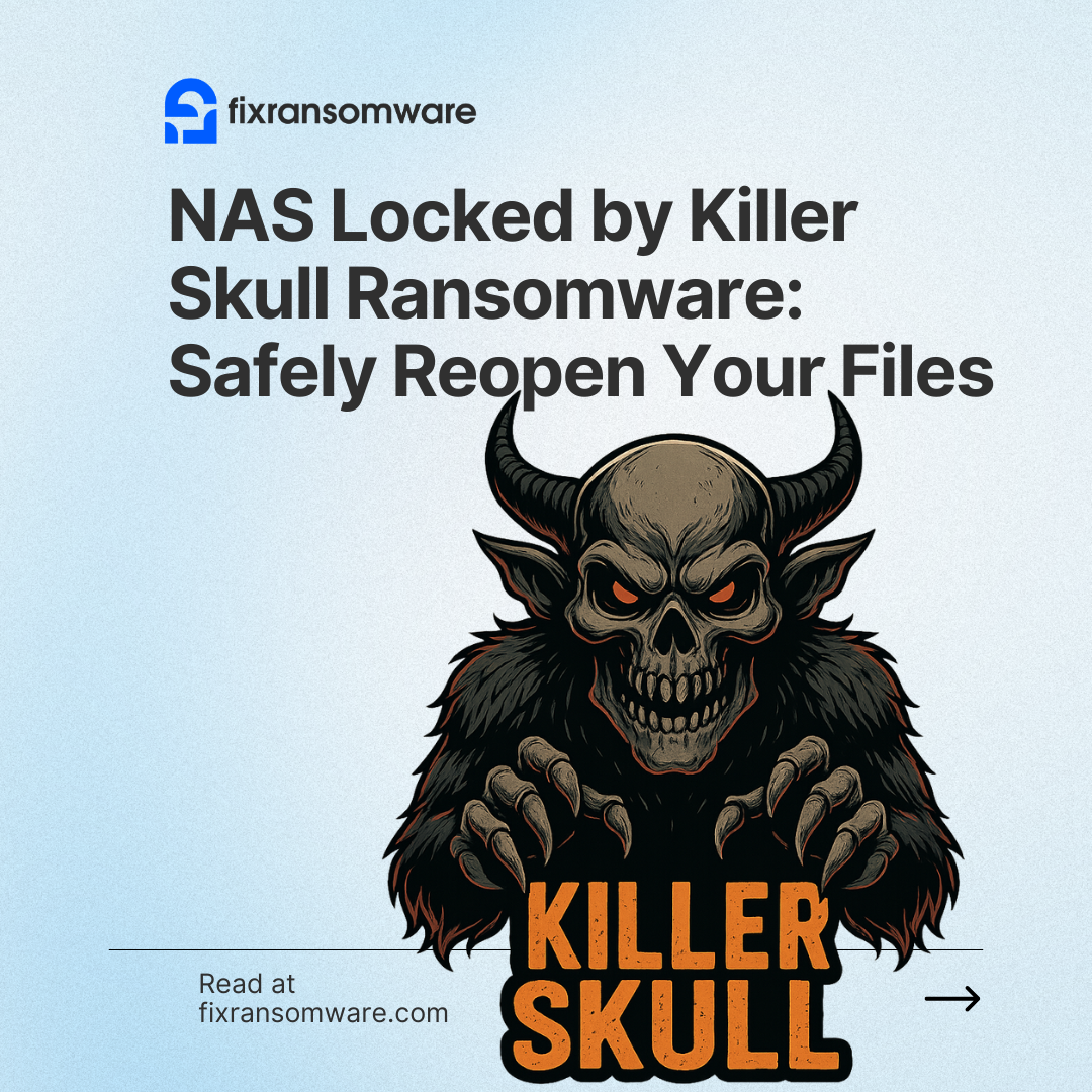 Killer Skull Ransomware – NAS Locked: Safely Reopen Your Files